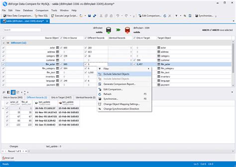 How To Compare Two Mysql Databases