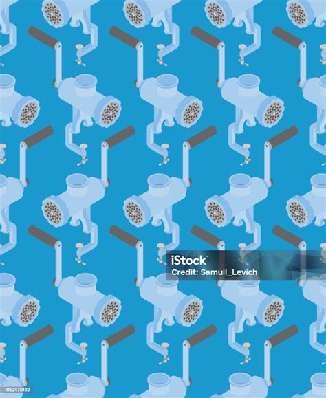 고기 분쇄기 패턴이 원활합니다 기계 배경을 채굴 해시 텍스처 벡터 고기 헬기 장식 강철에 대한 스톡 벡터 아트 및 기타 이미지 강철 개념 고기 Istock