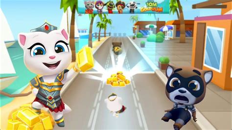 Talking Tom Gold Run Tom Gold Run Boss Runner Fight Funny Episode