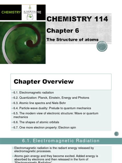Che114 Su6 2020 Pdf Electromagnetic Radiation Atomic Orbital