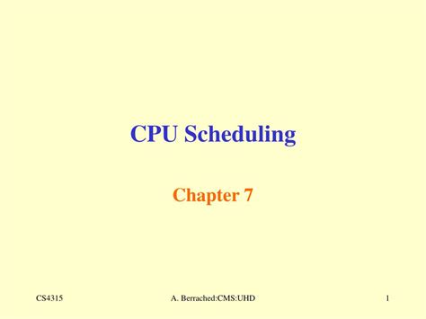 Ppt Cpu Scheduling Powerpoint Presentation Free Download Id528985