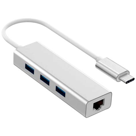 Adaptador De Usb Tipo C Hub Gigabit Ethernet Adapter Port Eccom