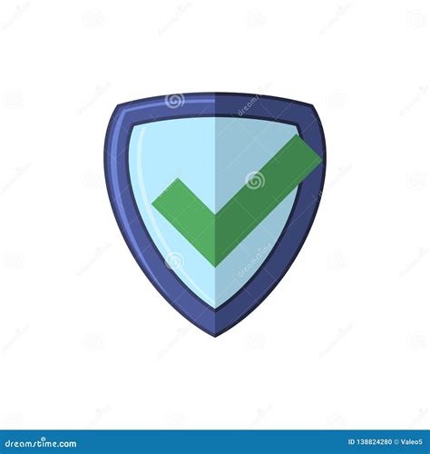 Security Check Icon Shield Logotype Protect Sign Mark Approved Logo Guard Symbol System