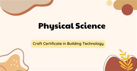 Physical Science EDU NOTES