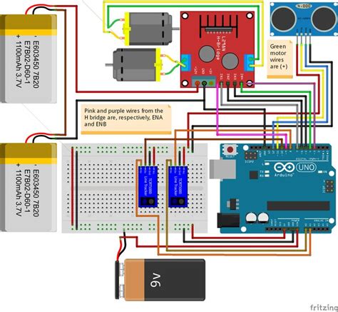 Line Follower Robot With Obstacle Detection Circuit