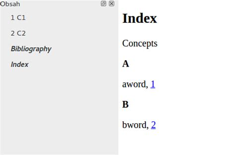 Memoir Some Further Issues With Index Generation And Tex4ebook TeX LaTeX Stack Exchange