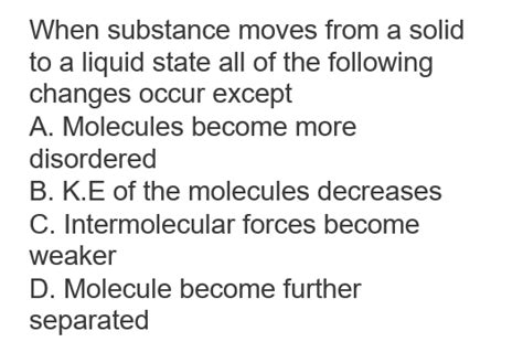 CHEMISTRY SOLIDS LIQUIDS