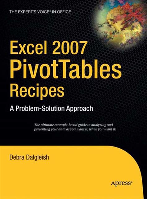 Cover Excel 2007 Pivottables Recipes A Problem Solution Approach Book