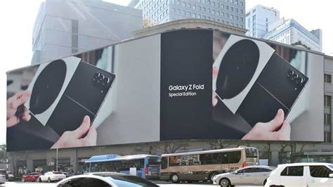 Samsung Launches Galaxy Z Fold Special Edition Ad On Giant Screen Sammy Fans