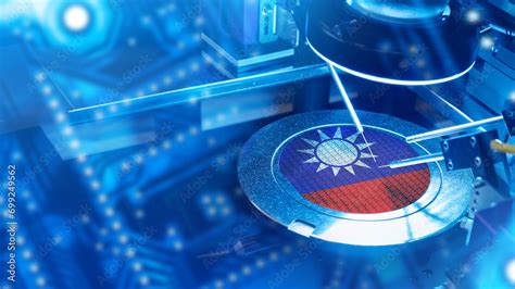 Microprocessor With Taiwan Flag Semiconductor Production