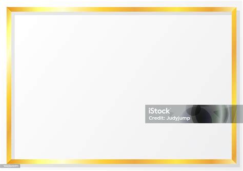 골드 프레임 벡터입니다 투명한 배경에 격리된 금색 빛나는 빈티지 프레임 황금 럭셔리 현실적인 직사각형 테두리입니다 벡터 그림이