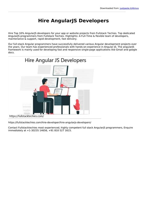 Ppt Hire Angular Js Developers Powerpoint Presentation Free Download