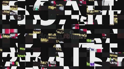 Scam Data On The Screen Glitch Effect Stock Video Video Of Banking