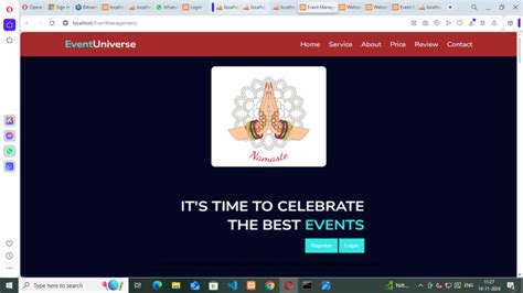 Online Event Management System Project In Php With Source Code And