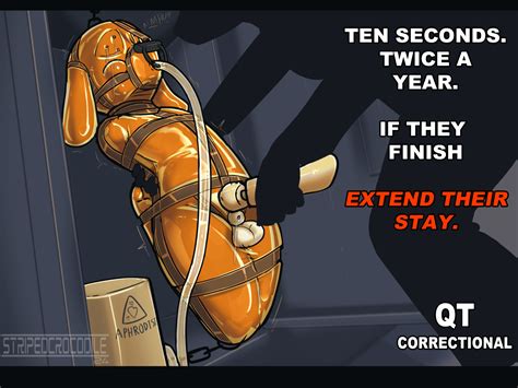 Rule 34 Aphrodisiac Balls Bodily Fluids Bondage Bondage Bound Chastity Device English Text