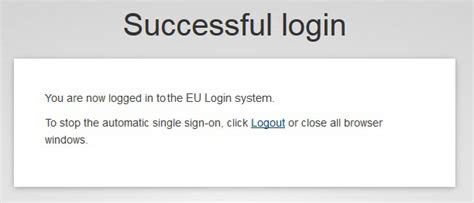 Guide Using Eu Login — Itb Guides