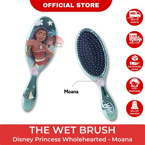 Jual The Wet Brush Disney Princess Wholehearted Moana Shopee Indonesia