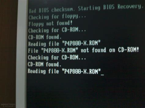 Bad Bios Checksum Pagina 2