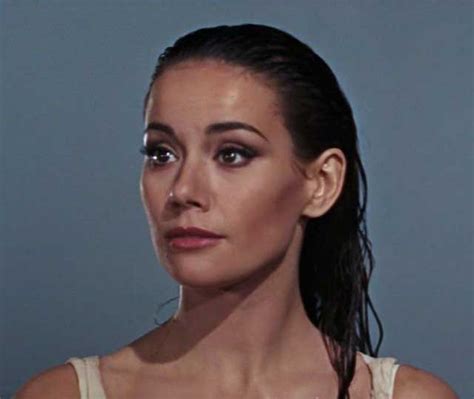 Claudine Auger Bond Claudine Auger Sean Connery James Hi Res Stock