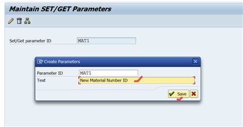 Creating New Parameter Id In Sap Sapcodes