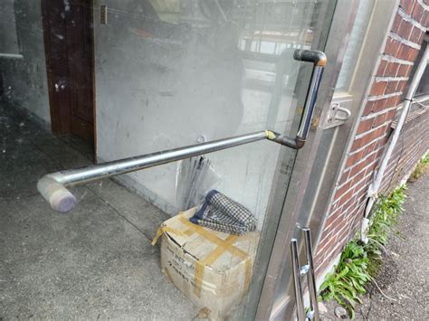 양주시 유리문수리 양주시 강화도어수리 상수리 지저분한 L Pipe 손잡이 주문제작한 일자형손잡이로 교체작업 했어요 네이버 블로그