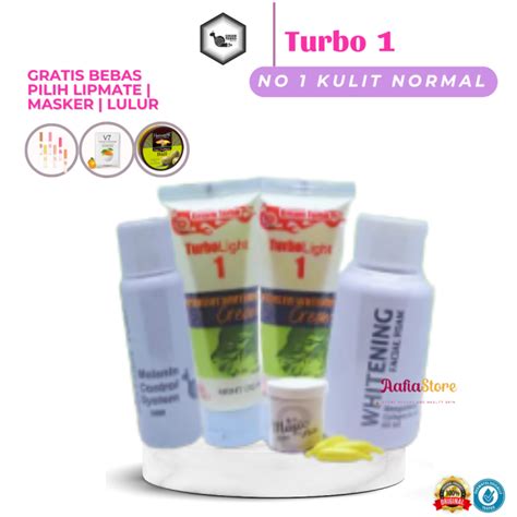 Turbo Cream No 1 Untuk Kulit Normal Bonus Suka Suka Cream Turbo No 1 Cream Siang Cream Malam