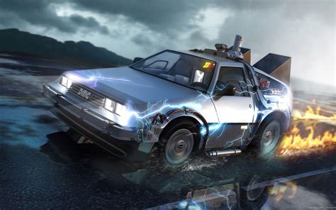Delorean Back To The Future Wallpapers Wallpaper Cave