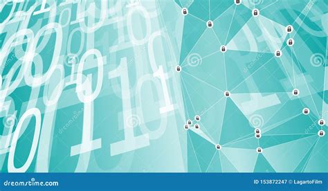 Binary Zeros Ones Cloud Computing Digital Transformation Stock Vector