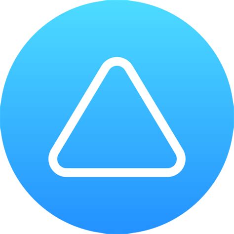 Triangle Generic Gradient Fill Icon