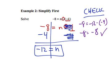 Simplify First To Solve An Equation Educreations