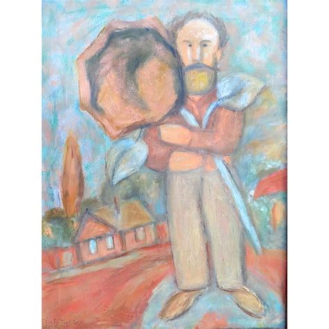 Купить картину Мужик с подсолнухом в Москве от художника Расторгуев Евгений