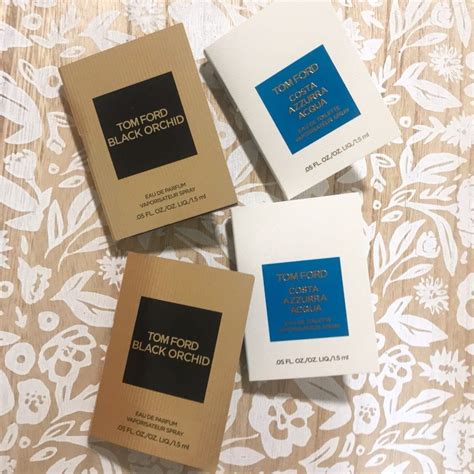 Tom Ford Perfume Samples Lot X 4 2 Black Orchid And 3 Costa Azzurra