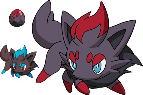 Zorua Pokemon Image Character Art Digital Render Free Png