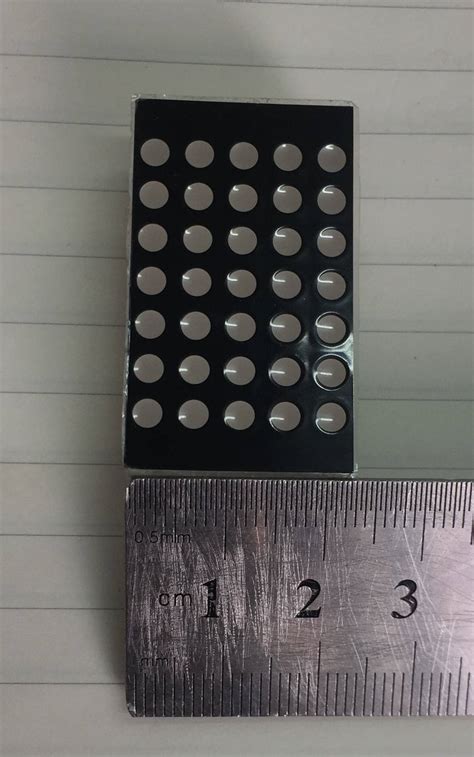 X LED DOT MATRIX DISPLAY MM RED COMMON ANODE BS