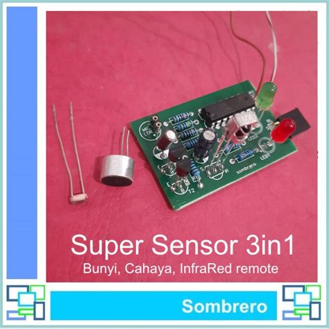 Cahaya Diy Pcb Kit Infrared Light Sound Sensor Switch Circuit Remote On Off Led Relay Flipflop