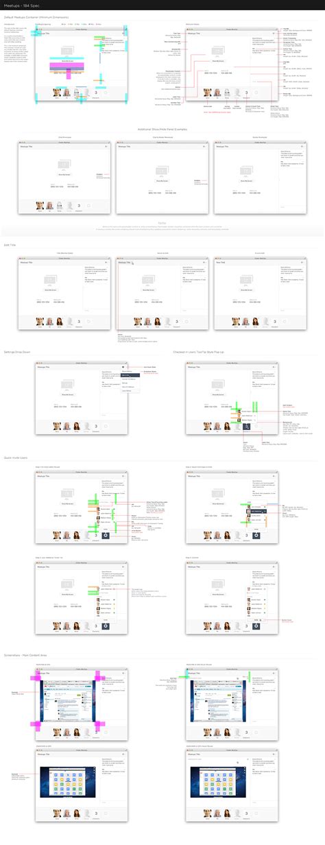 Collection Visual Design Specs On Behance