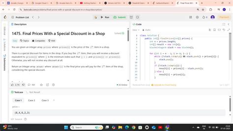 Leetcode 30 Day Challenge Day 23 1475 Final Prices With A Special