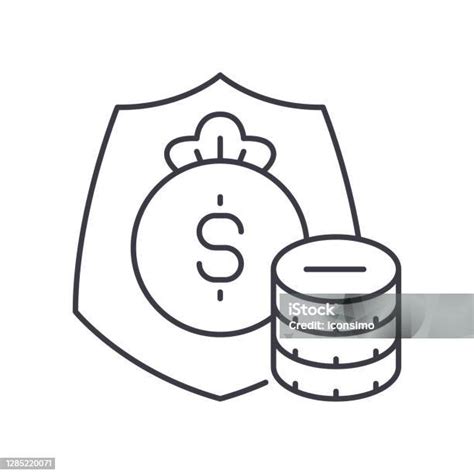 보안 아이콘 선형 격리 된 그림 얇은 선 벡터 웹 디자인 기호 흰색 배경에 편집 가능한 스트로크와 개요 개념 기호 개념에 대한 스톡 벡터 아트 및 기타 이미지 Istock