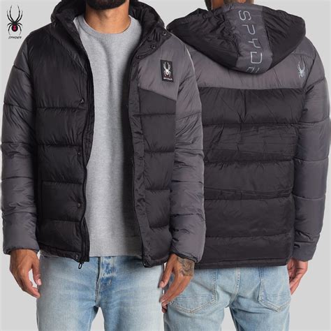 🌟 스파이더 Spyder 편안하고 따뜻한 남성용 서킷circut 푸퍼 패딩 후드 자켓 특가 미국 직발송 상품