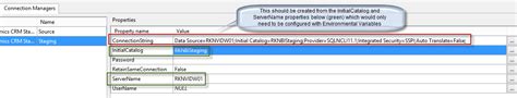 Ssis Project Level Connection Manager Property Configurations Stack