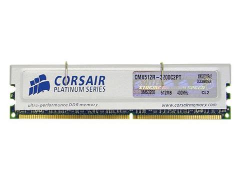 Corsair Xms 512mb Ddr 400 Pc 3200 Desktop Memory Model Cmx512r
