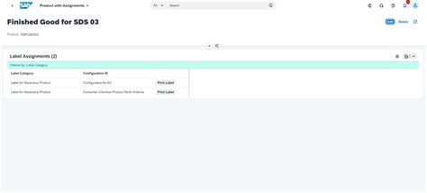 Creation Of Label Information In Sap S4hana For Product Compliance