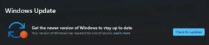 Windows 11 23H2 Bug Causes End Of Service Get The Newer Version Of Windows Alerts