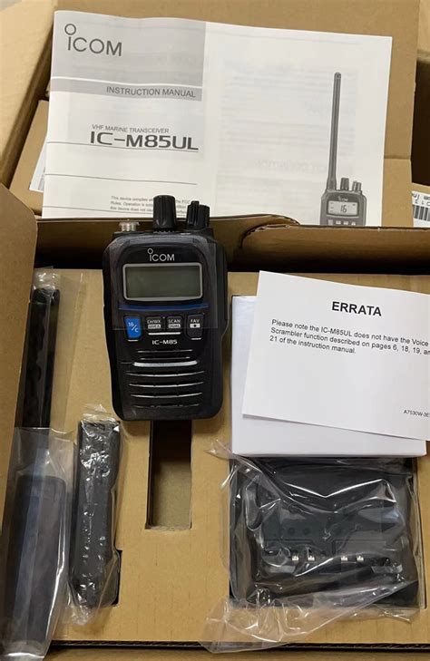Icom Ic M Ul Land And See Vhf Marine Radio For Hazardous Locations Alafone