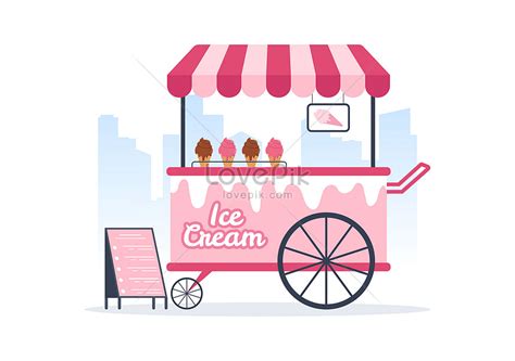 아이스크림 그림 일러스트 무료 다운로드 Lovepik