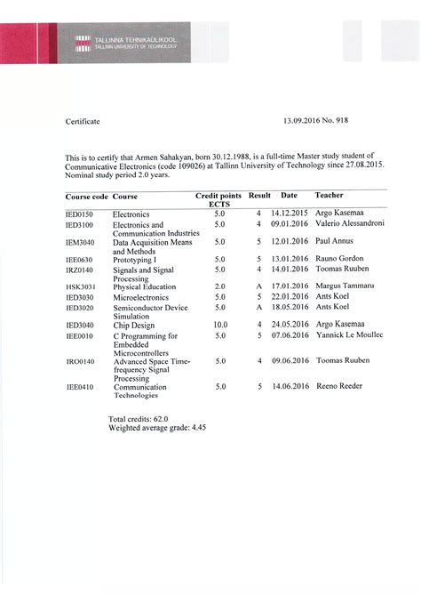 Transcript Of Records Pdf