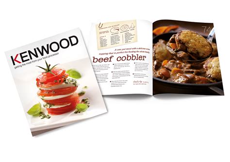 Kenwood Food Processor Recipe Book Design On Behance