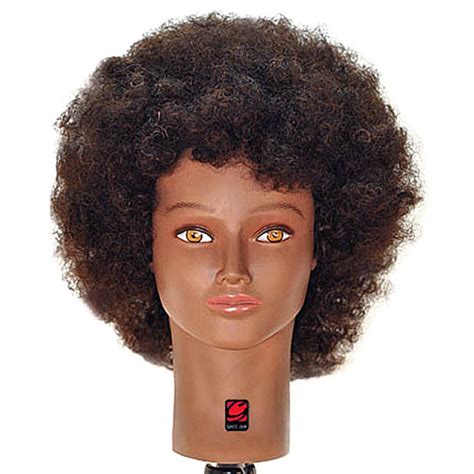 Jordan 16 Afro Style Black 100 Human Hair Cosmetology Mannequin Head By Giell At