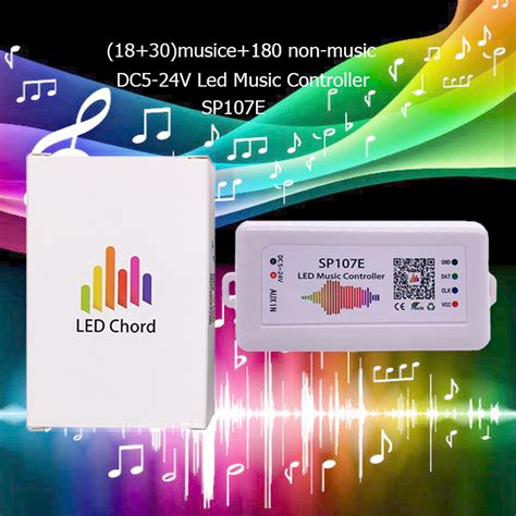 DC V V LED Pixel Controller Led Light Dimmer Bluetooth Music Controller SP E DC V V LED