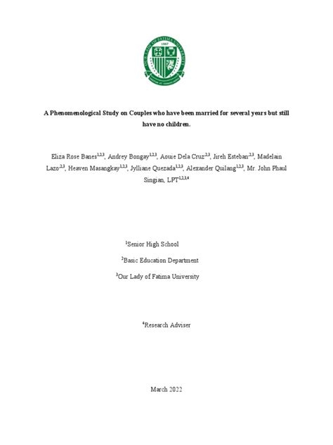 Group 4 Final Manuscript Pdf Menstrual Cycle Infertility